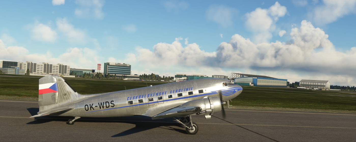 Douglas DC3 OK-WDS CSA historic livery for Microsoft Flight Simulator ...