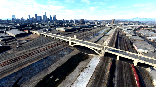 Downtown Los Angeles Bridges for Microsoft Flight Simulator | MSFS