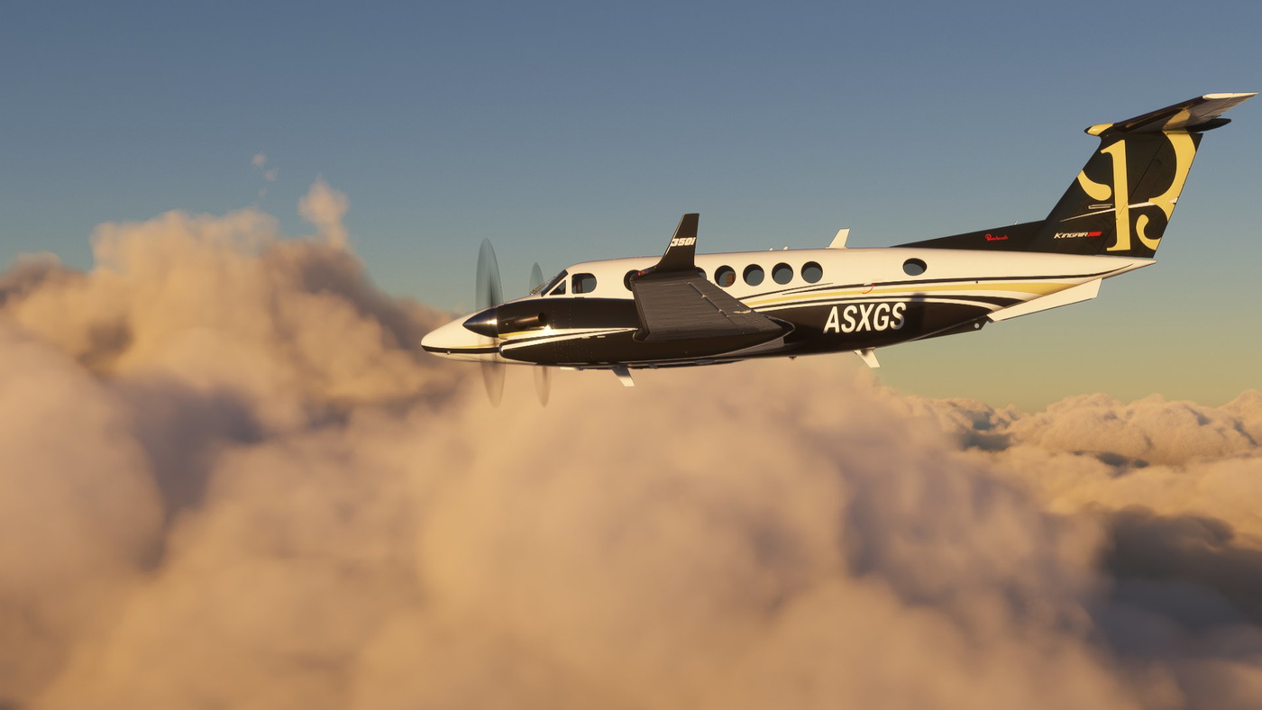 Dutch Harbour Approach - FSX Mission V2 (Black Square King Air and ...