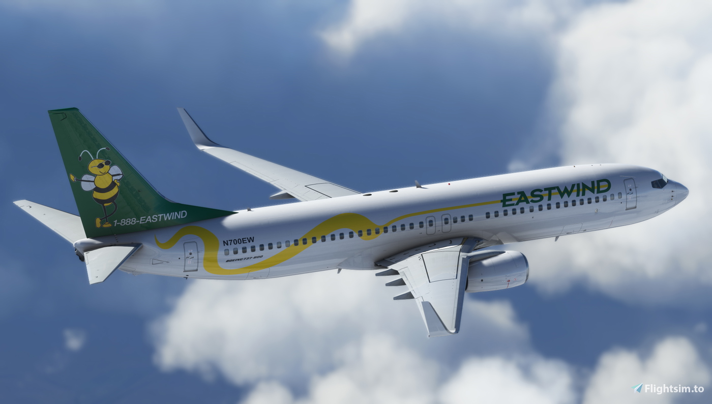 Eastwind Airlines (N700EW) PMDG 737-800 - 8K のために Microsoft Flight ...