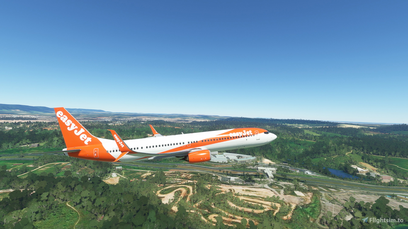 Easyjet Airlines New Livery 737-900ER (G-UZME) BW & SSW for Microsoft ...