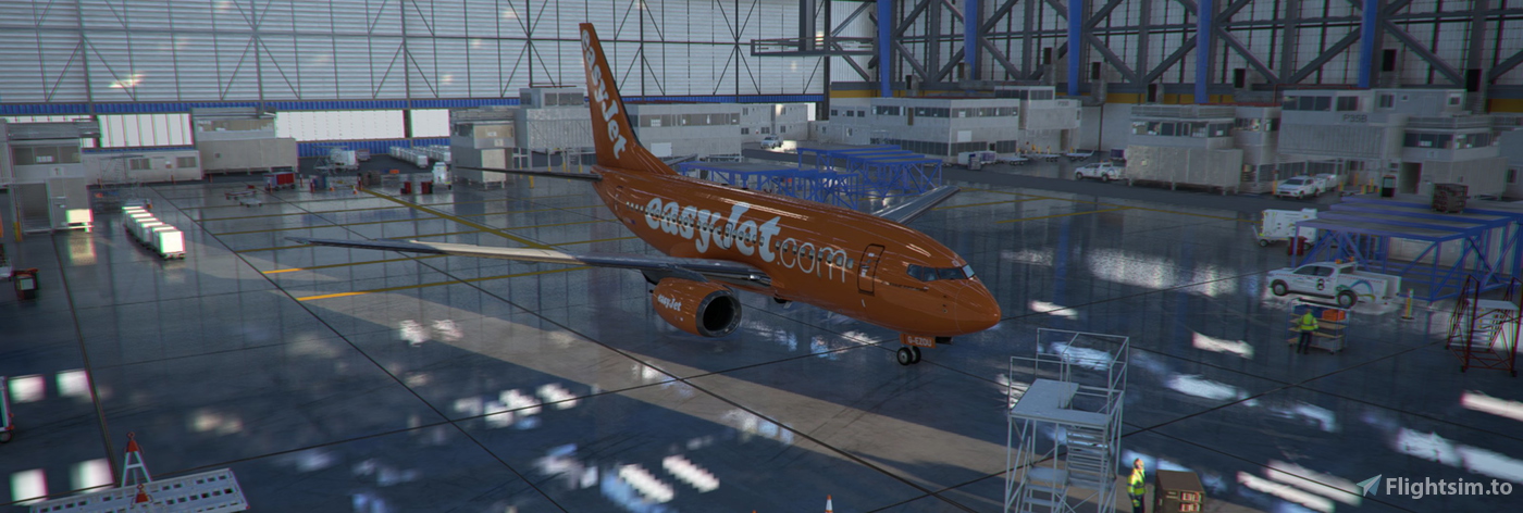 EASYJET COLORS G-EZOU for Microsoft Flight Simulator | MSFS