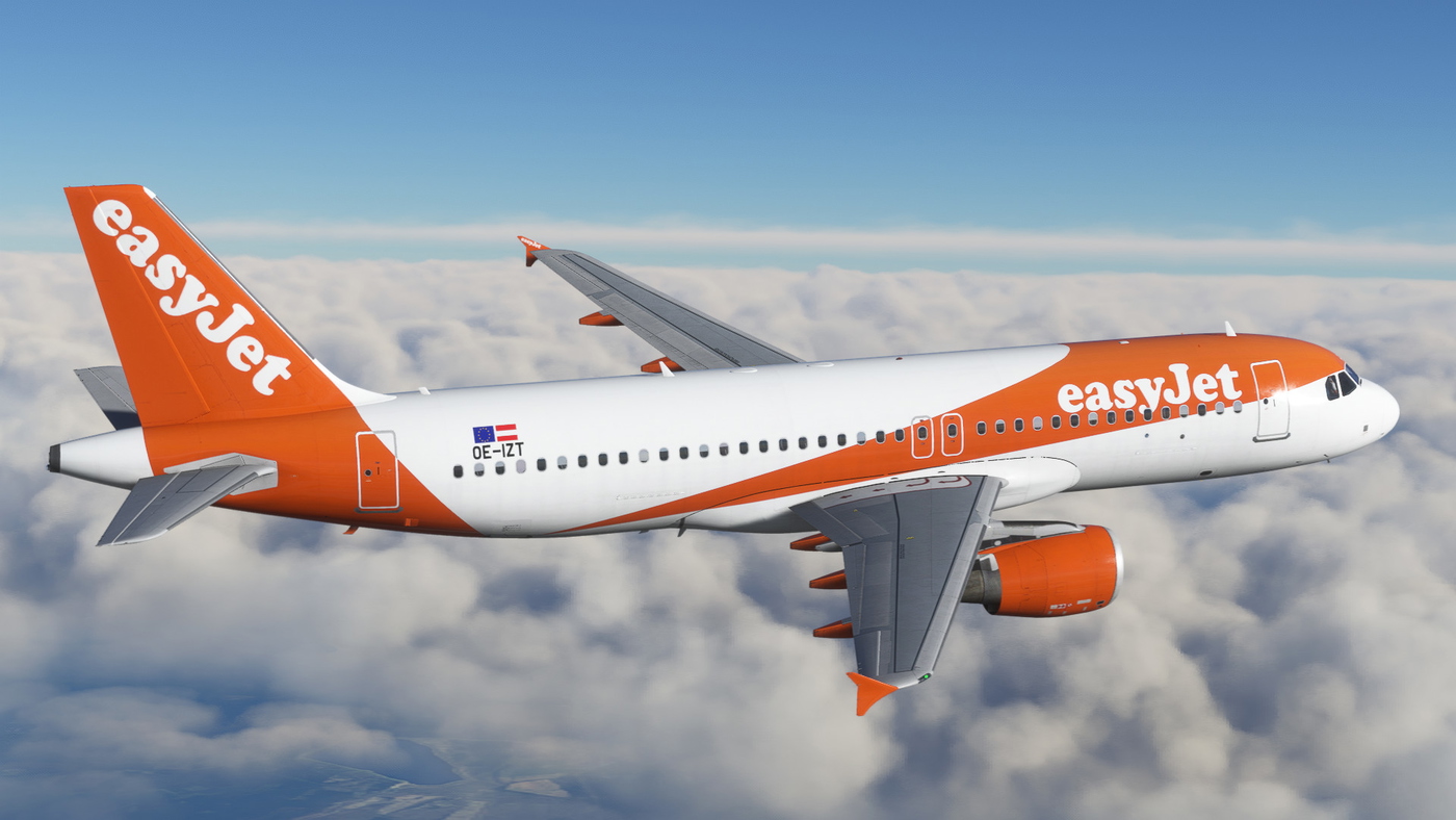 easyJet europe OE-IZT with OLD easyJet Cabin - Fenix A320 8K for ...