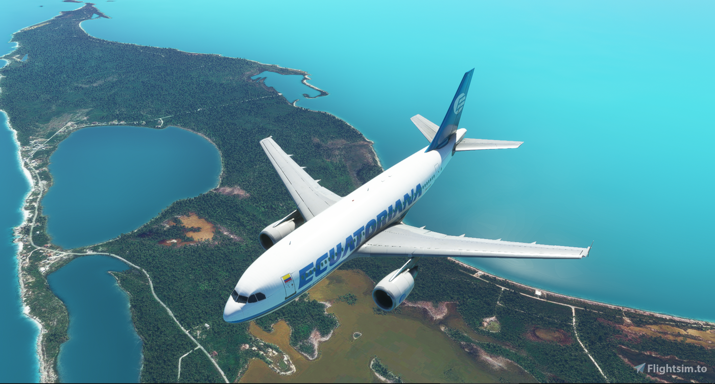 Ecuatoriana (VASP) | PP-SFH | Airbus A310-300 | 4K for Microsoft Flight ...