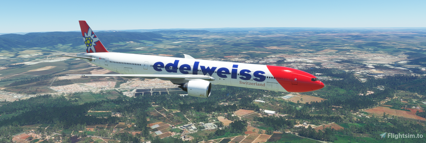 EDELWEISS AIRLINE 777-300 for Microsoft Flight Simulator | MSFS