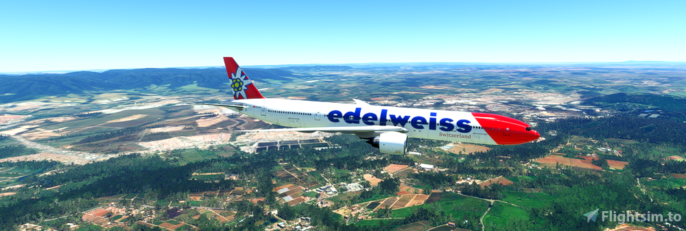 EDELWEISS AIRLINE 777-300 for Microsoft Flight Simulator | MSFS