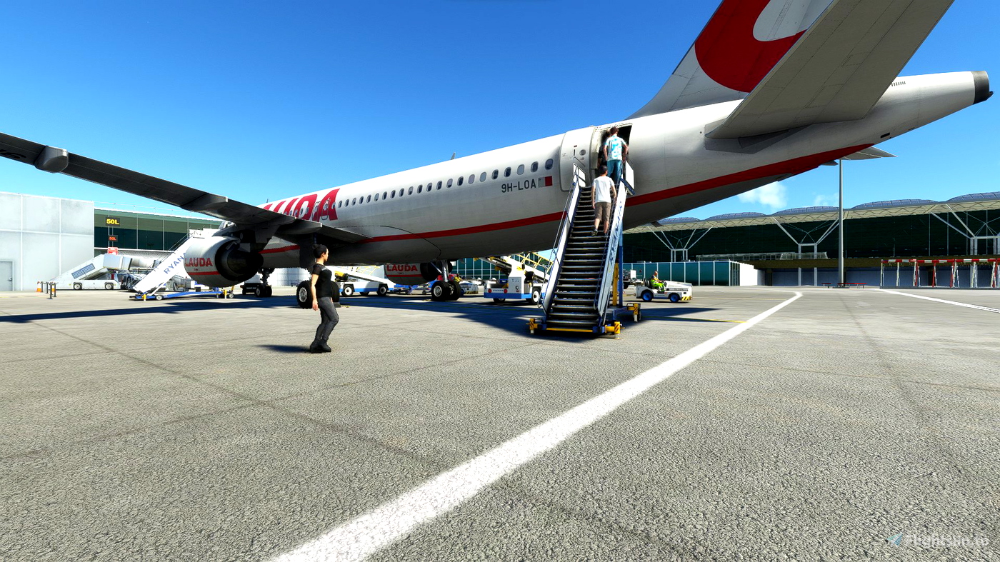 EGSS Stansted Custom GSX Profile for freeware London Stansted für Microsoft Flight Simulator | MSFS