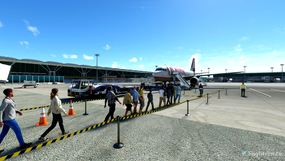 EGSS Stansted Custom GSX Profile for freeware London Stansted para ...