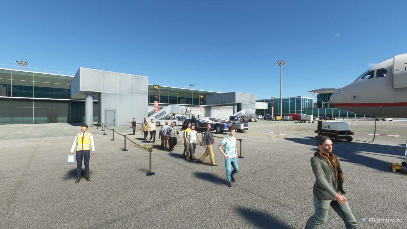 EGSS Stansted Custom GSX Profile for freeware London Stansted para ...