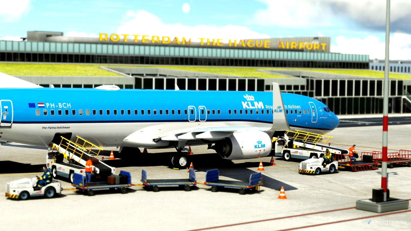 GSX Profile - EHRD Rotterdam The Hague (Asobo) for Microsoft Flight Simulator | MSFS