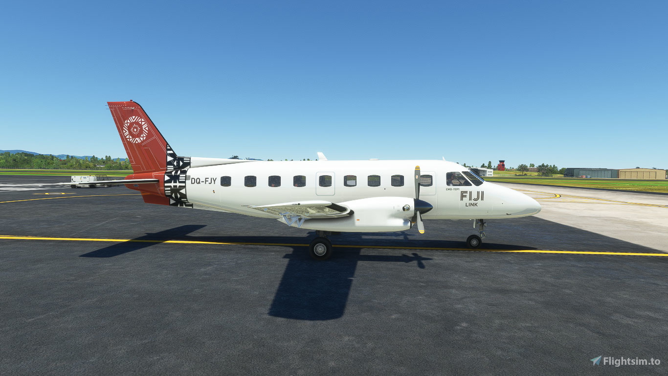 EMB110-P1 Bandeirante Fiji Link "DQ-FJY" (Fictional) for Microsoft ...