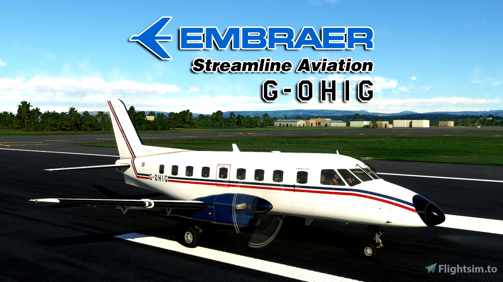 EMB110-P1 Bandeirante Streamline Aviation "G-OHIG" for Microsoft Flight ...