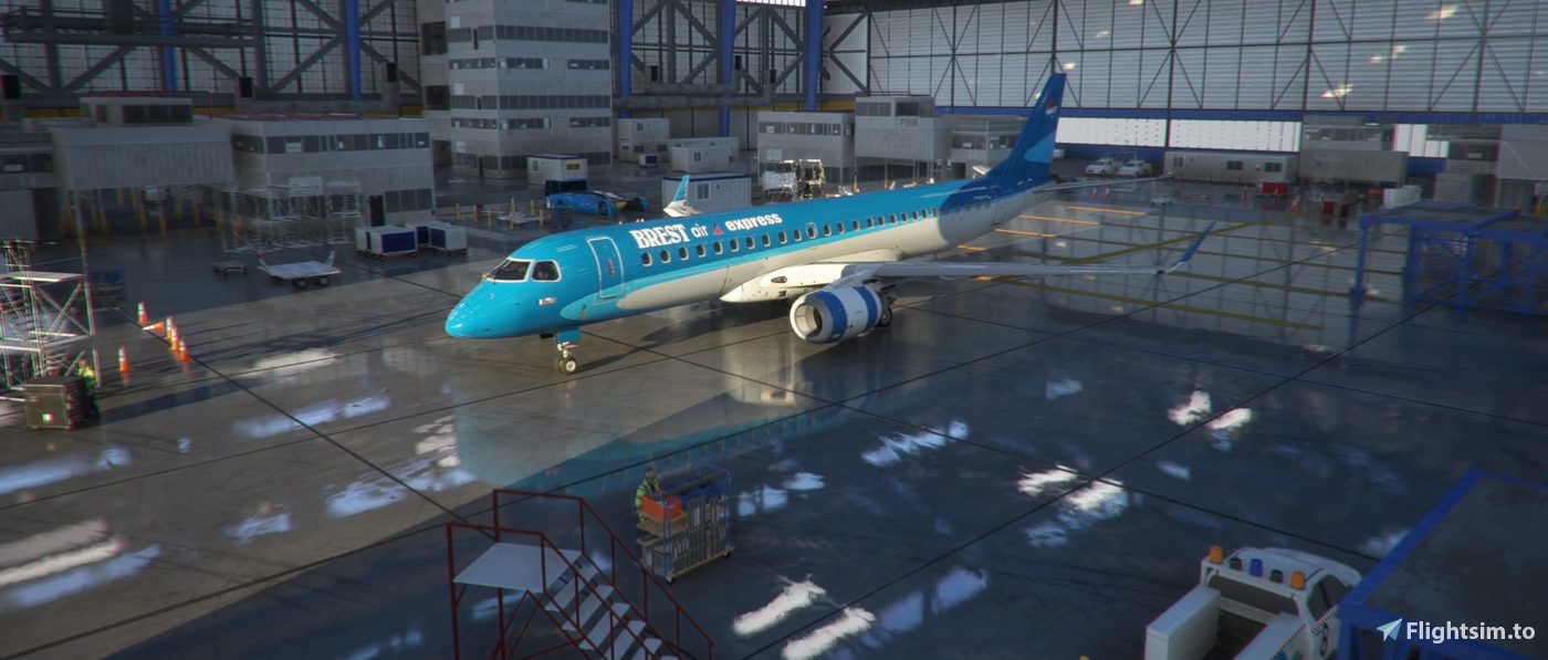 Embraer 190 _BREST air express for Microsoft Flight Simulator | MSFS