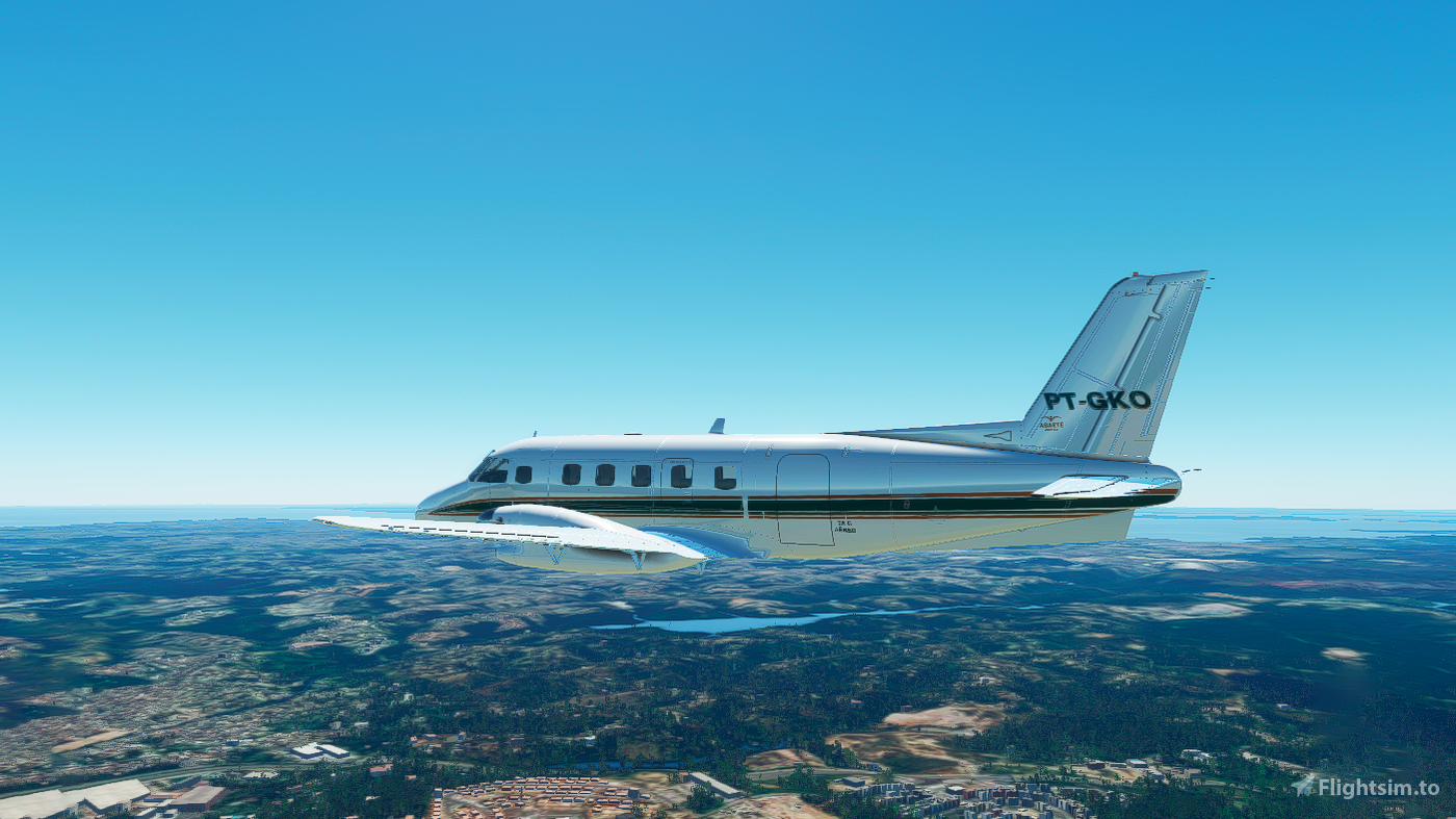 Embraer Bandeirante EMB110 NG Bandeirante - Abaeté Táxi Aéreo PT-GKO ...