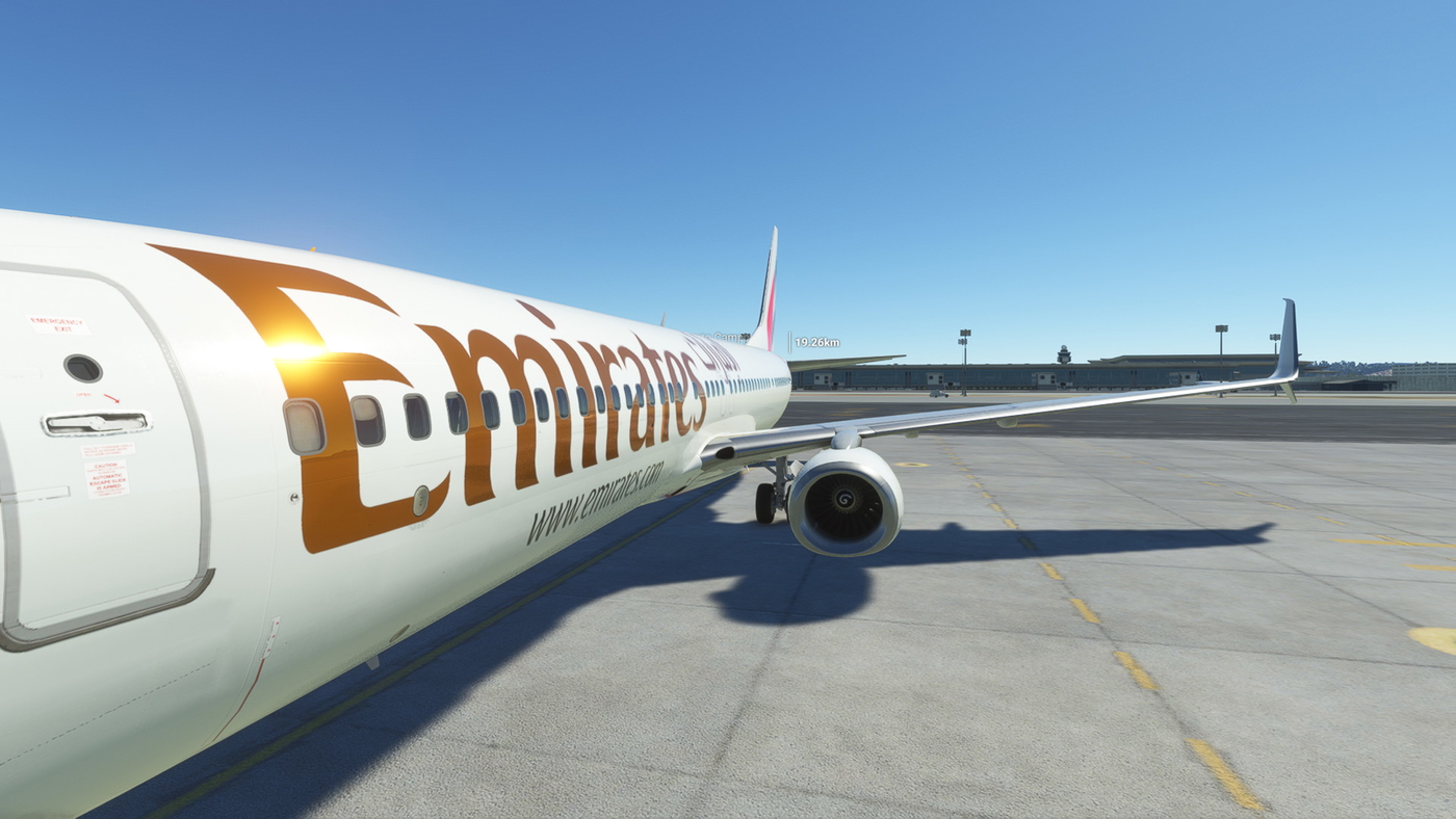 EMIRATES 737-900ER SCIMITAR WINGLETS (FICTIONAL) for Microsoft Flight ...