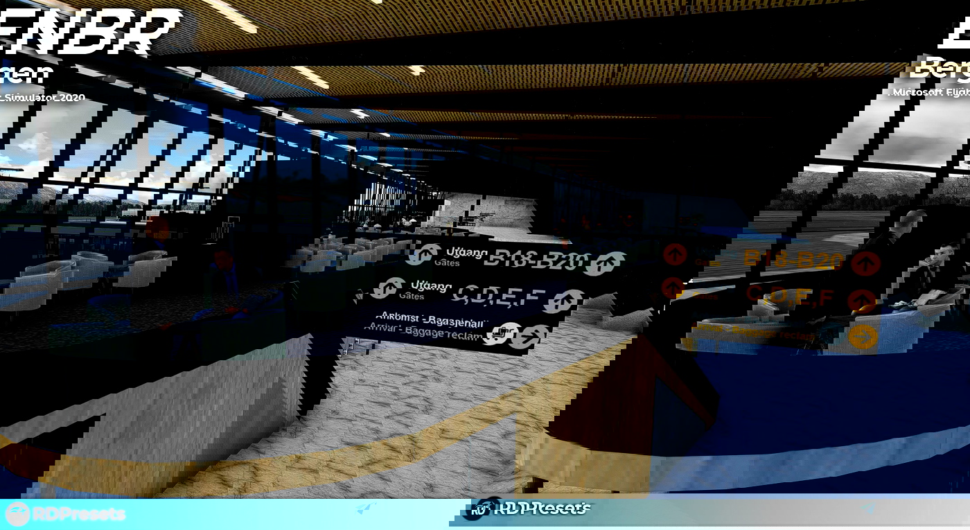 RDPresets - ENBR - Bergen Flesland Airport for MSFS