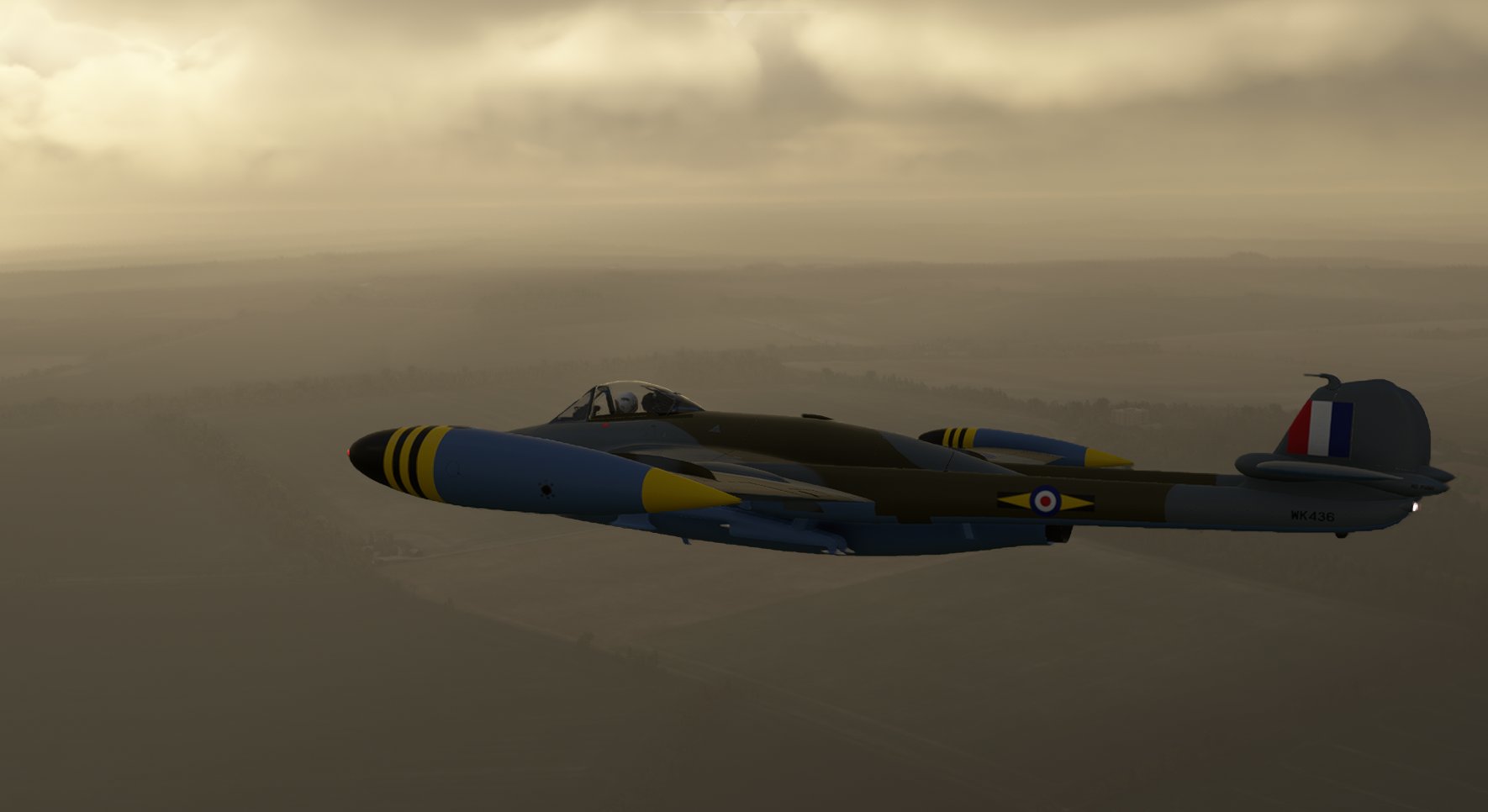 English cockpit and RAF/RNZAF liveries for the Swissmilsim DH Venom ...