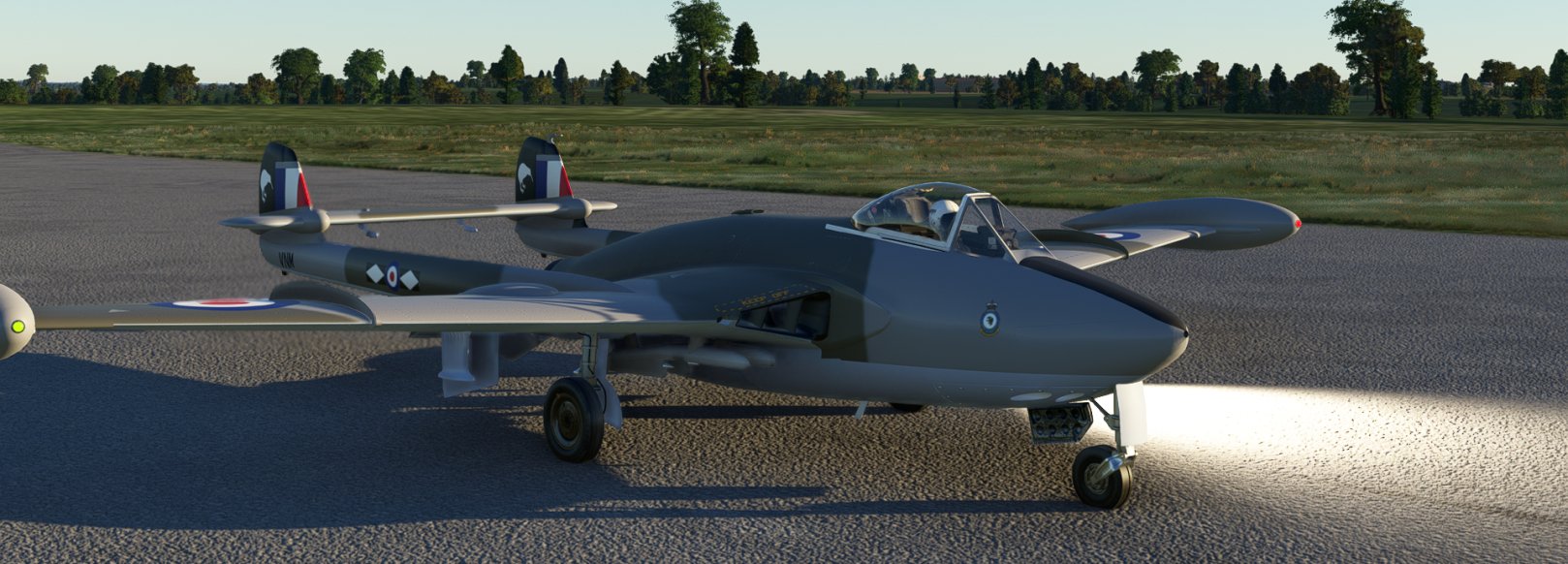 English cockpit and RAF/RNZAF liveries for the Swissmilsim DH Venom ...