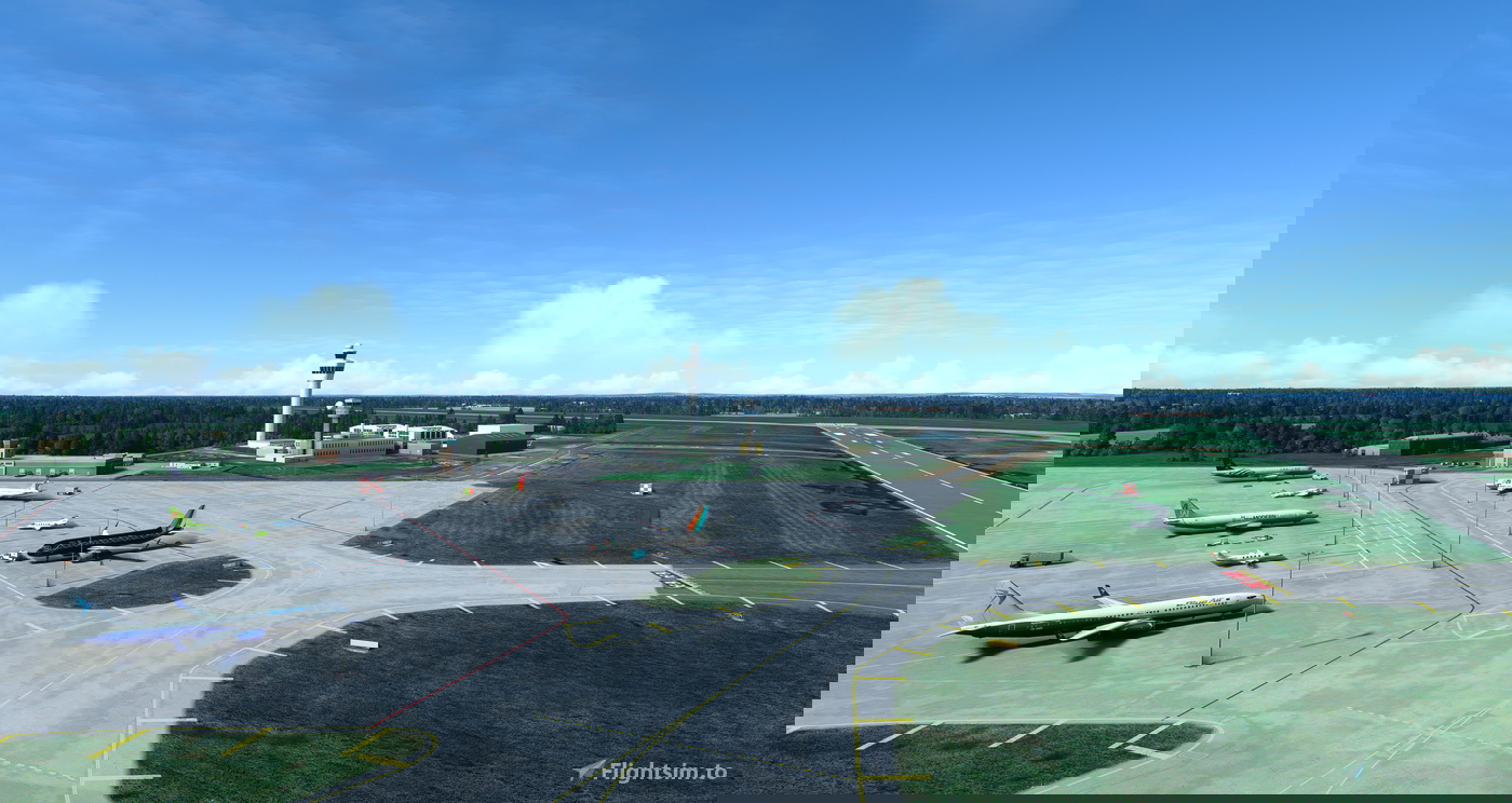 Enhanced Dublin Airport EIDW (including new runway) for Microsoft ...