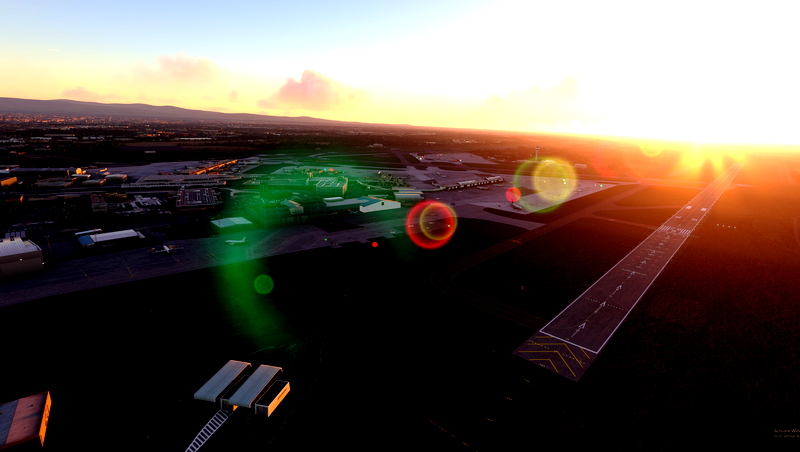 Enhanced Dublin Airport EIDW (including new runway) for Microsoft ...