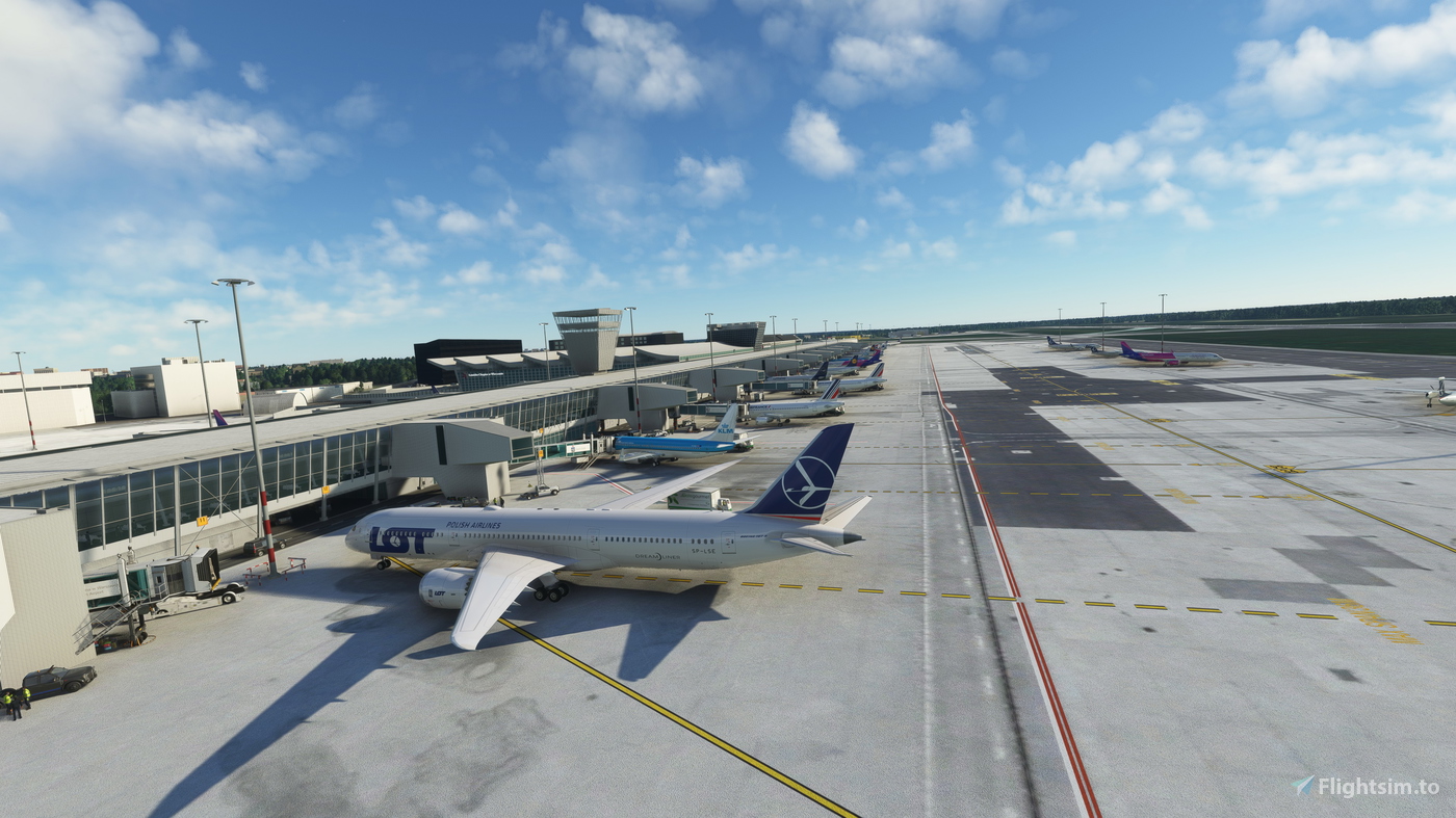 EPWA - WARSAW - CHOPIN airport - GSX Profile for Microsoft Flight ...