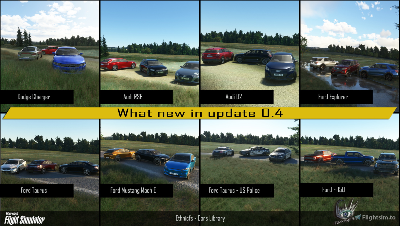 Ethnicfs vehicles library for Microsoft Flight Simulator | MSFS