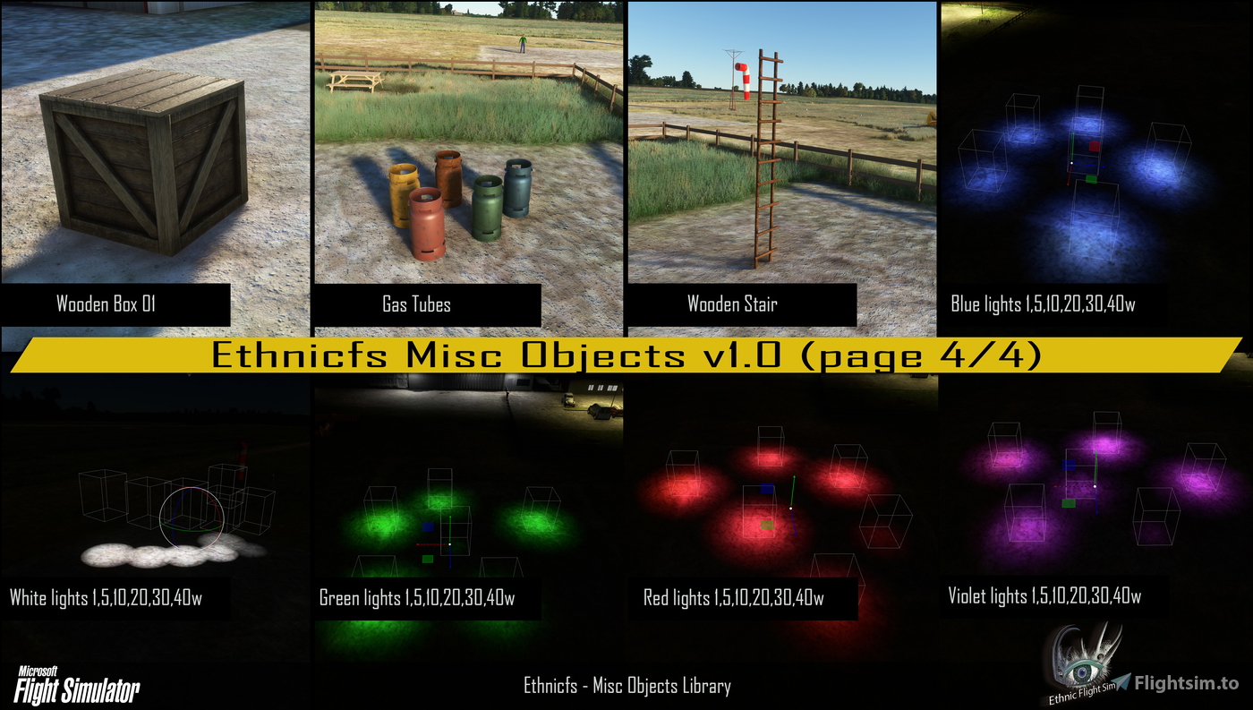 Ethnicfs Misc Scenery Objects for Microsoft Flight Simulator | MSFS
