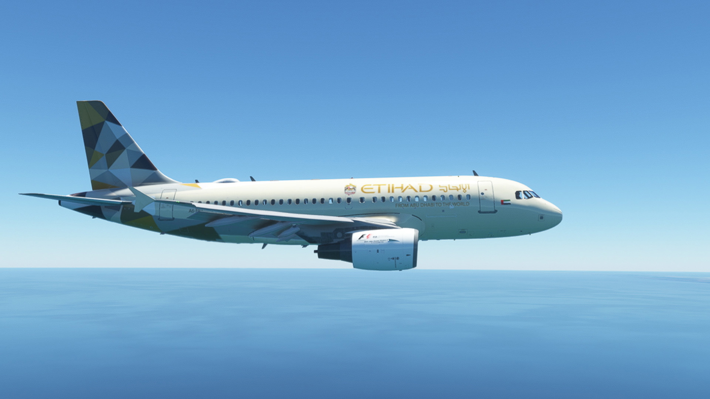Etihad A319CEO LVFR A6-EID for Microsoft Flight Simulator | MSFS