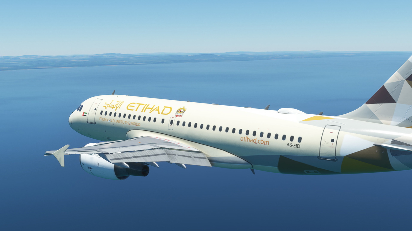 Etihad A319CEO LVFR A6-EID pour Microsoft Flight Simulator | MSFS