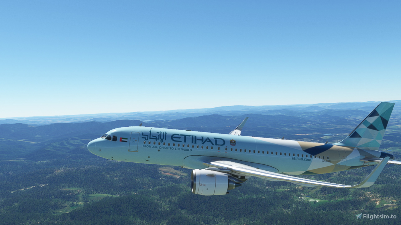 ETIHAD BLUE for Microsoft Flight Simulator | MSFS