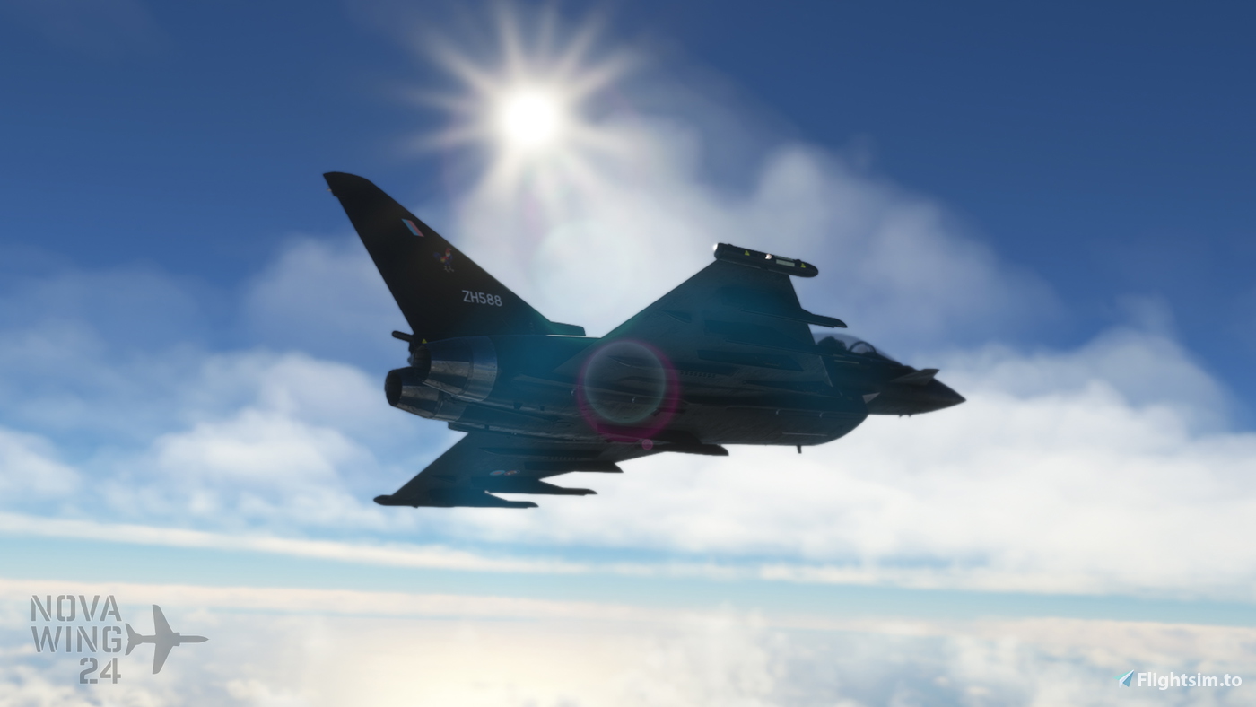 Eurofighter Typhoon ZH588 for Microsoft Flight Simulator | MSFS
