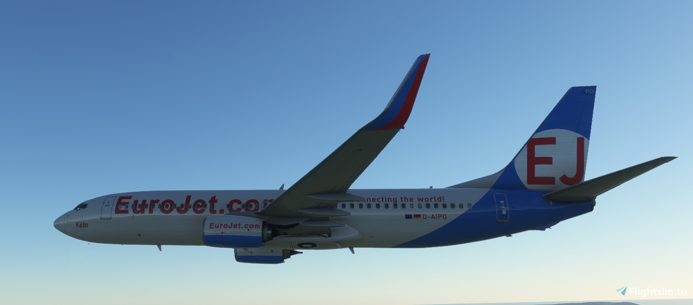 Eurojet Boeing 737-800 (PMDG) 对于 Microsoft Flight Simulator | MSFS