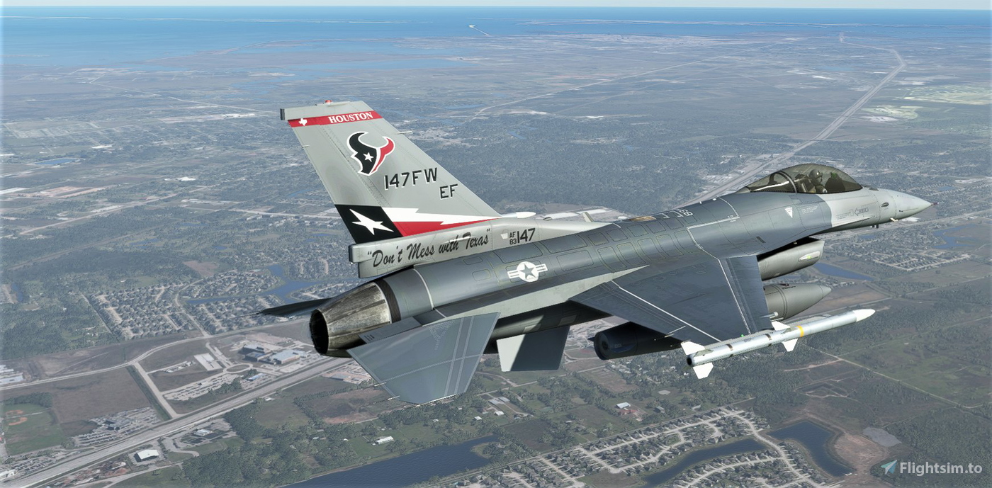 F-16C 147th FW - for Microsoft Flight Simulator | MSFS