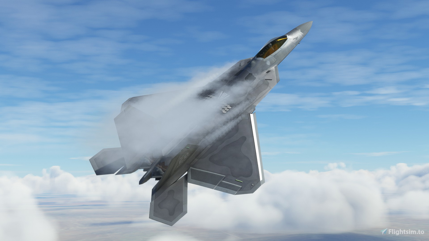 F-22A 411th Flight Test Squadron for Microsoft Flight Simulator | MSFS
