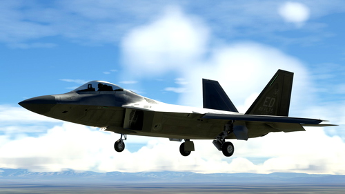F 22a 411th Flight Test Squadron For Microsoft Flight Simulator Msfs