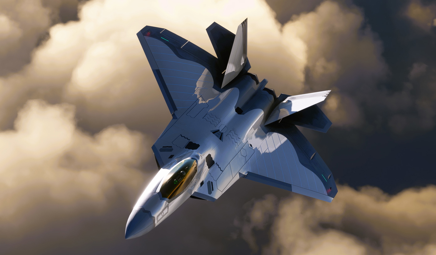 F-22A Mirror Skin (422nd TES) - FBW and non-FBW versions for Microsoft ...