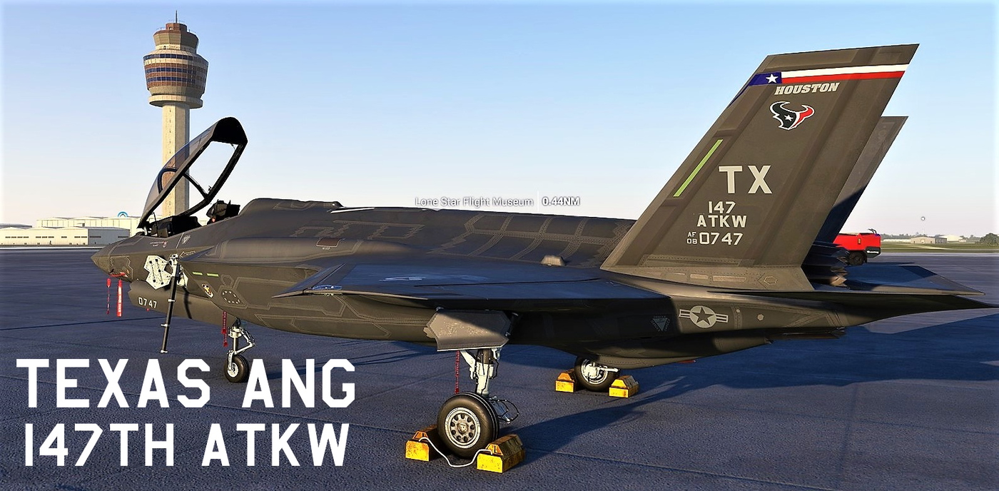 F-35A Texas ANG 147th ATKW (Fictional) for Microsoft Flight Simulator ...