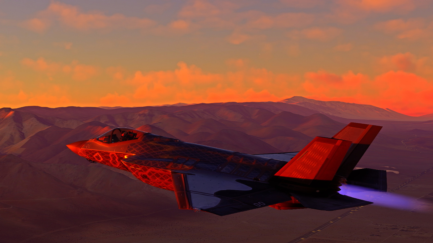 F-35C HYBRID MIRROR COAT for Microsoft Flight Simulator | MSFS