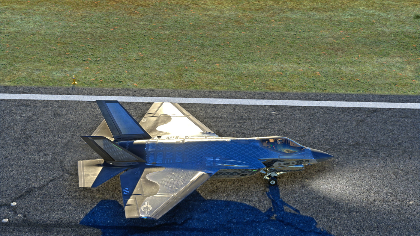 F-35C HYBRID MIRROR COAT for Microsoft Flight Simulator | MSFS
