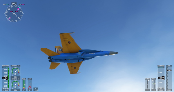 F/A-18 Norad 60th Livery for Microsoft Flight Simulator | MSFS
