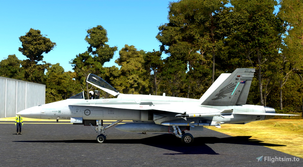 F/A-18A Hornet RAAF 3rd Squadron A21-21. for Microsoft Flight Simulator ...