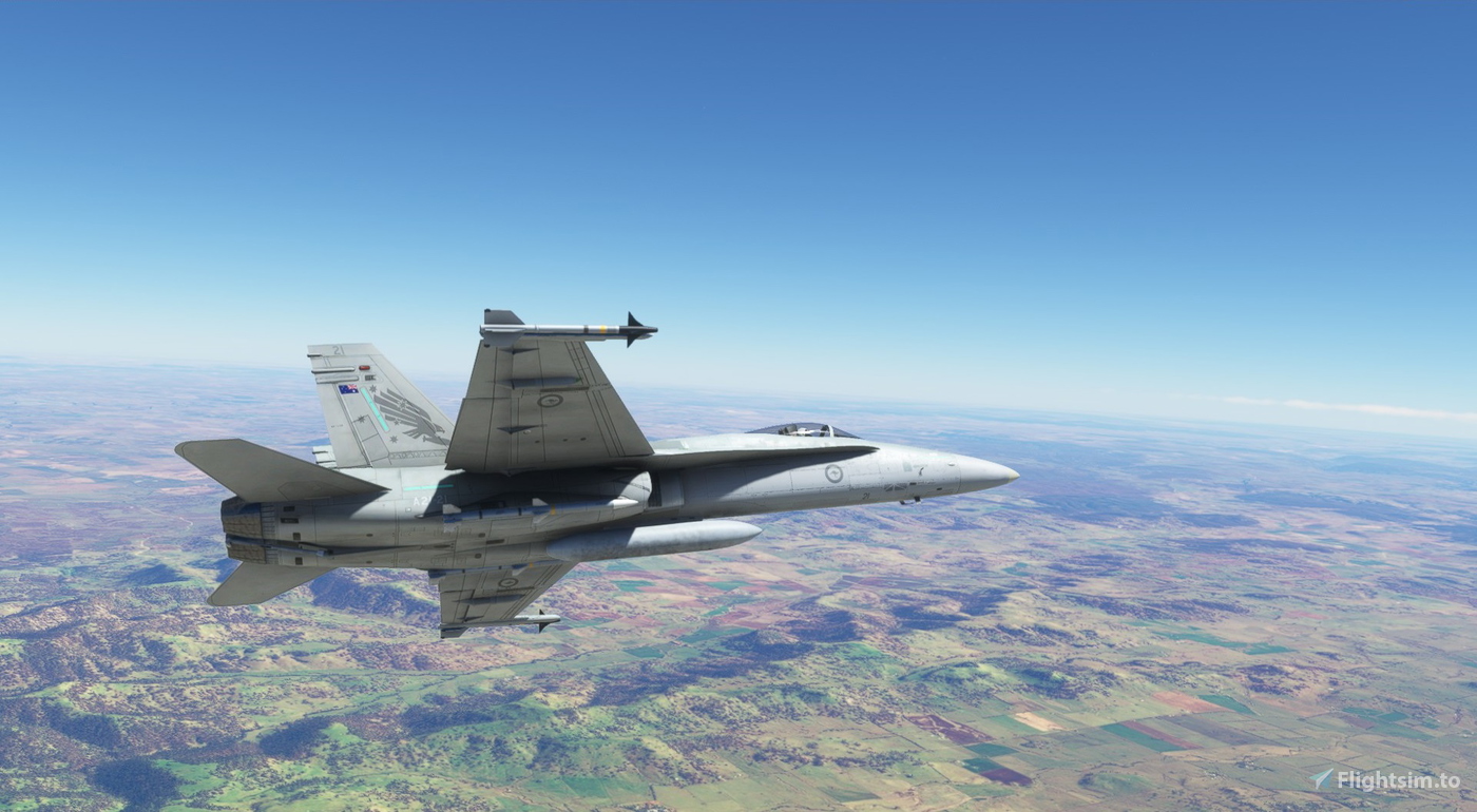 F/A-18A Hornet RAAF 3rd Squadron A21-21. for Microsoft Flight Simulator ...