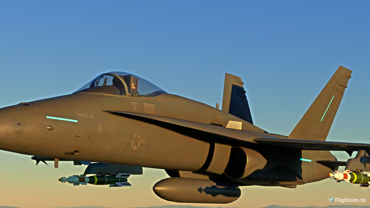 F/A-18C HAVE GLASS 047 pour Microsoft Flight Simulator | MSFS