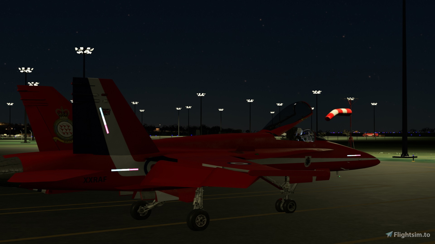 F/A18C Red Arrows for Microsoft Flight Simulator | MSFS