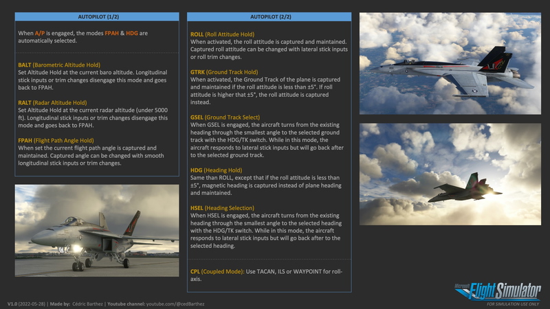 Boeing F/A-18-E/F - Checklists & Procedures for Microsoft Flight ...