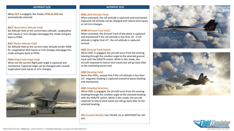 Boeing F/A-18-E/F - Checklists & Procedures for Microsoft Flight ...