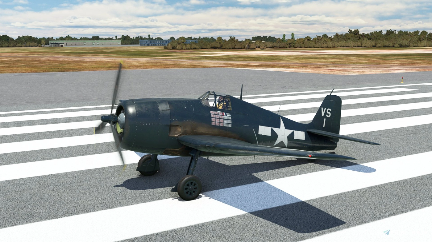 F6F-5 Hellcat VS1 Lt Cdr William E. Eder のために Microsoft Flight Simulator | MSFS