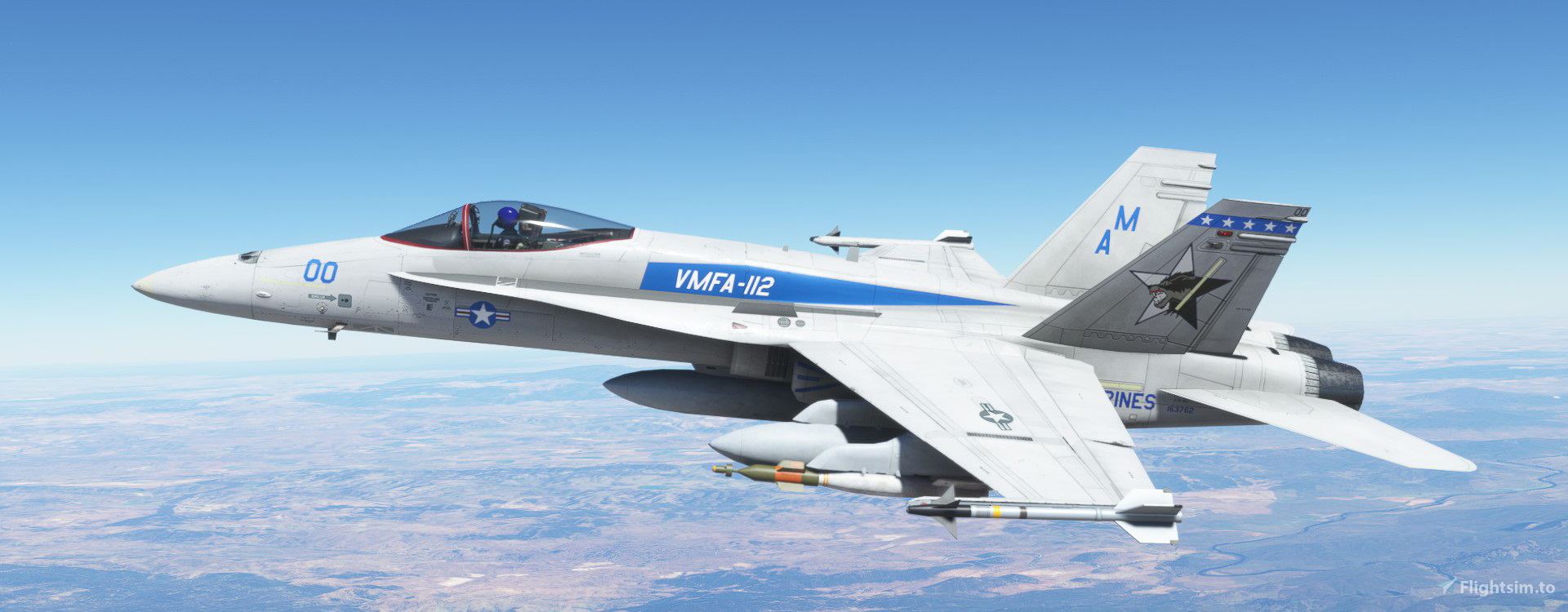 F/A-18A Hornet CAG VMFA-112 Cowboys » Microsoft Flight Simulator
