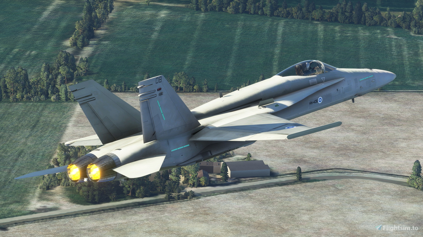 F/A-18C Legacy Hornet Finnish Air Force | HN-408 (4K) for Microsoft ...