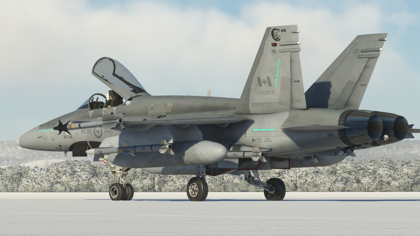 F/A-18C Legacy Hornet RCAF 410 SQN (4K) for Microsoft Flight Simulator ...